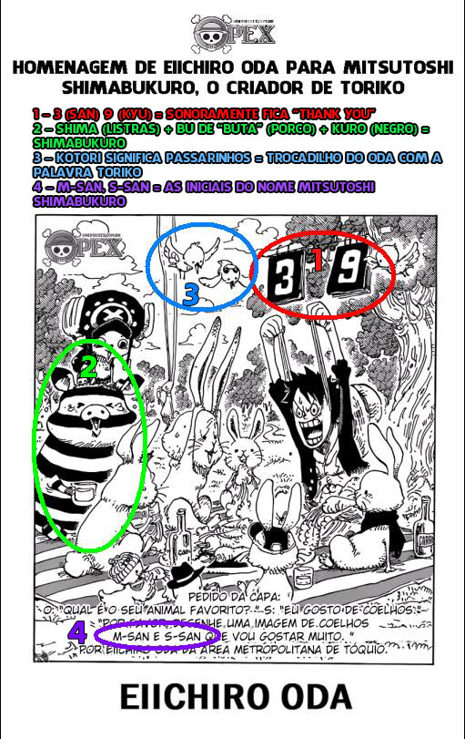 Homenagem Oda para Toriko | One Piece Ex