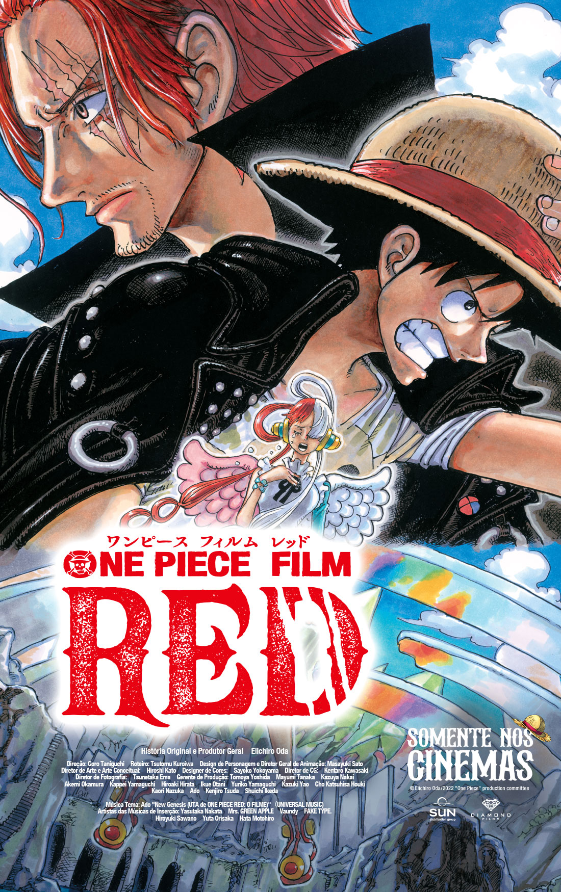 Trailer dublado do filme One Piece RED! | One Piece Ex